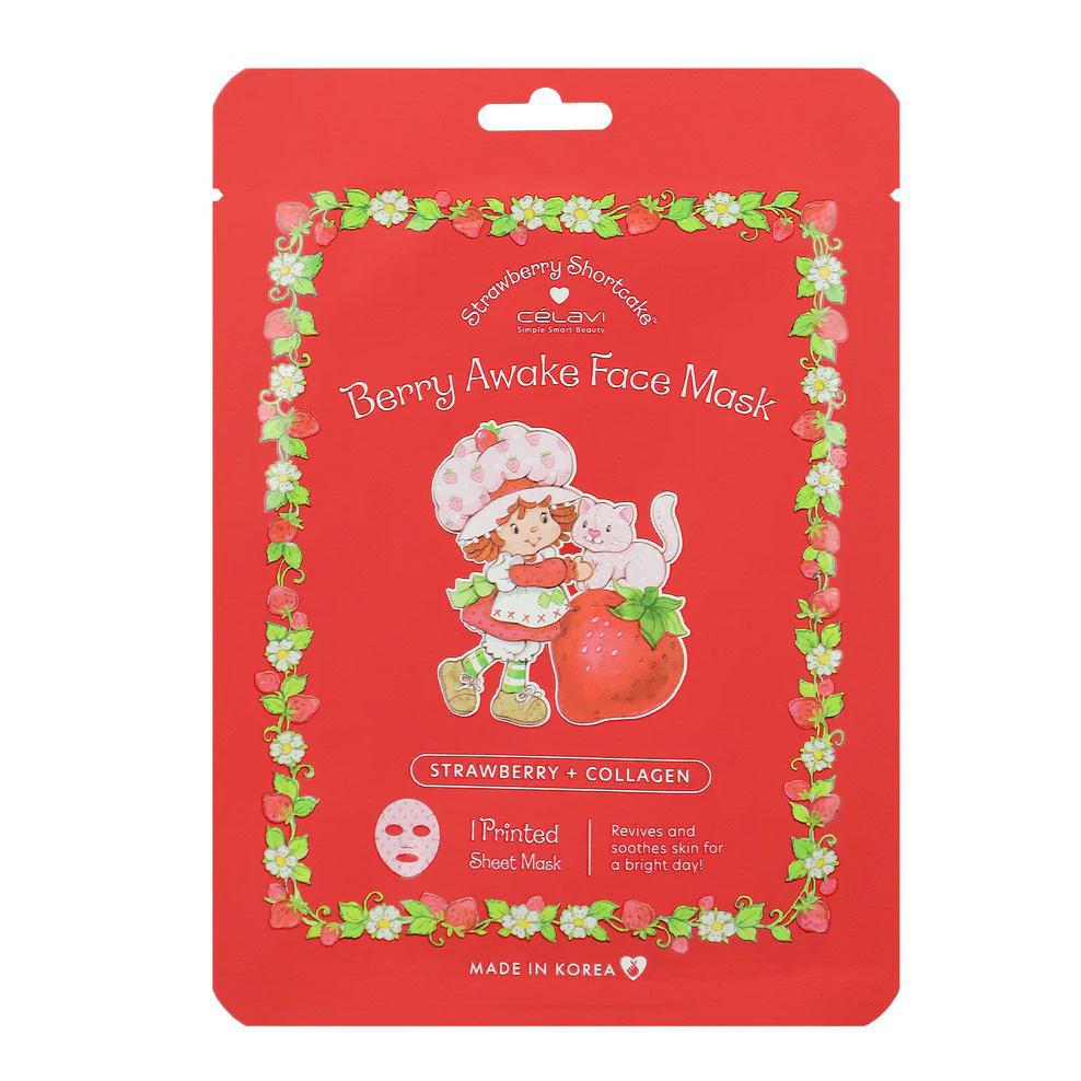Strawberry Shortcake Berry Awake Face Sheet Mask – Zakka Joy
