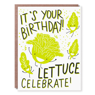 Lettuce Celebrate Birthday Card – Zakka Joy