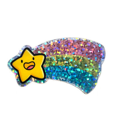 Holographic Shooting Star Mini Sticker – Zakka Joy