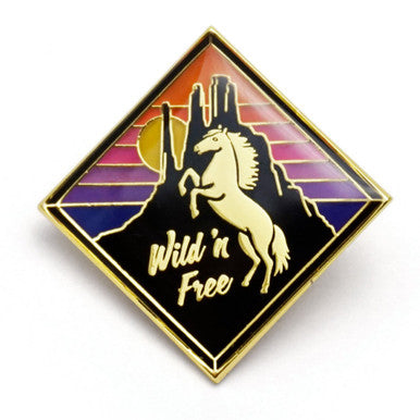 Mustang Enamel Pin – Zakka Joy