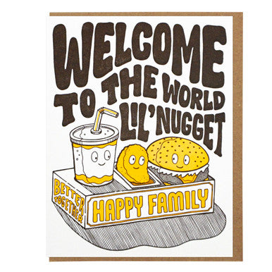 Welcome Lil Nugget Card – Zakka Joy