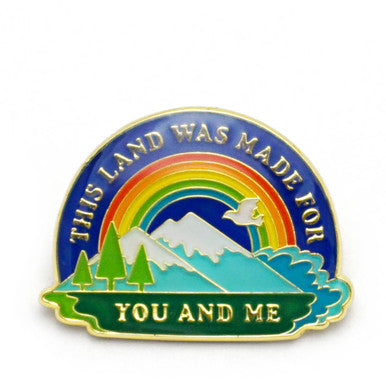 This Land is Your Land Enamel Pin – Zakka Joy